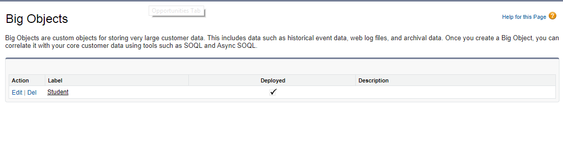 Salesforce Big Object and Async Query Salesforce Big Object and Async Query