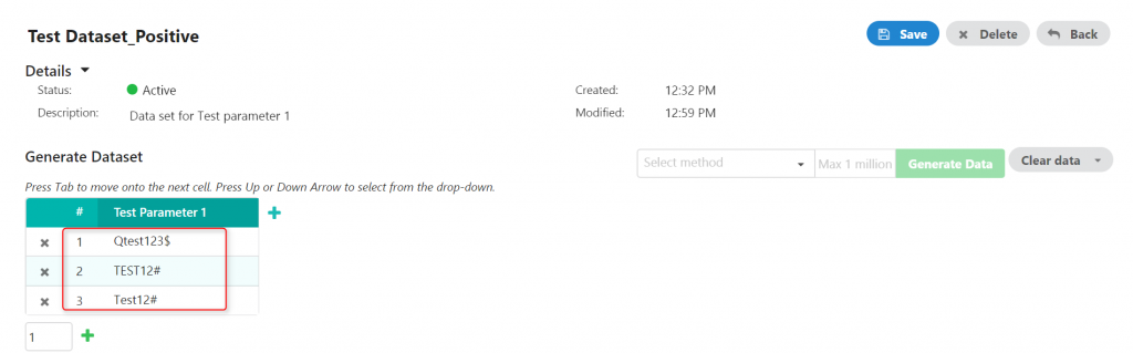Creation Of Parameters And Datasets In Qtest Mst Solutions