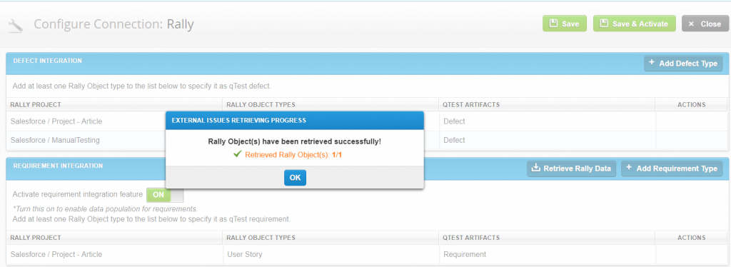 Integrating External Systems With Qtest Manager
