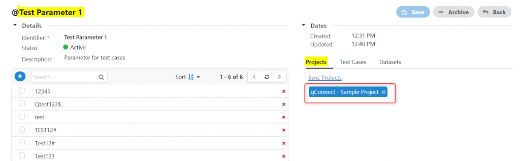 Creation Of Parameters And Datasets In Qtest Mst Solutions