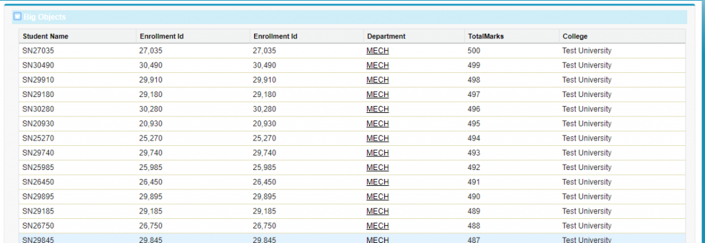Salesforce Big Object and Async Query