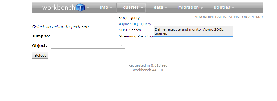 Salesforce Big Object and Async Query Salesforce Big Object and Async Query