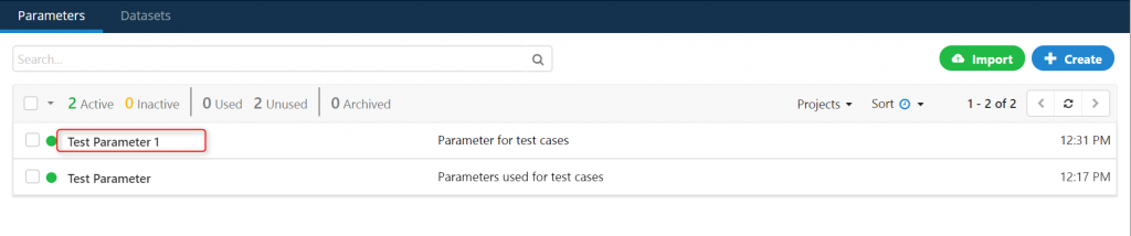 Creation Of Parameters And Datasets In Qtest Mst Solutions
