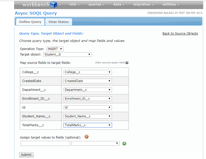 Salesforce Big Object and Async Query Salesforce Big Object and Async Query