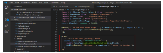 Protractor Framework
