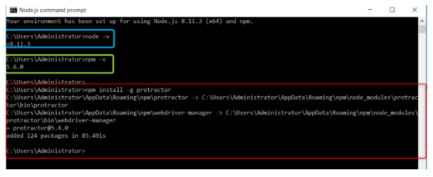 Protractor Framework