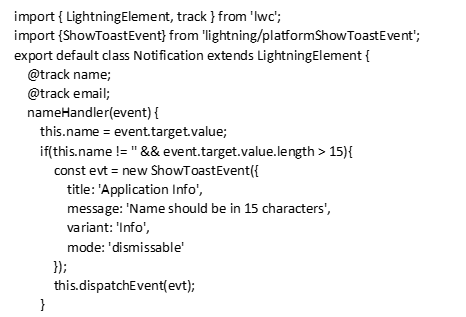 Toast Messages in Lightning Web Component | MST Solutions
