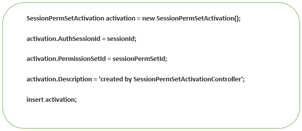 Session Based Permission Sets