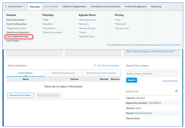 Cvent Integration with Salesforce