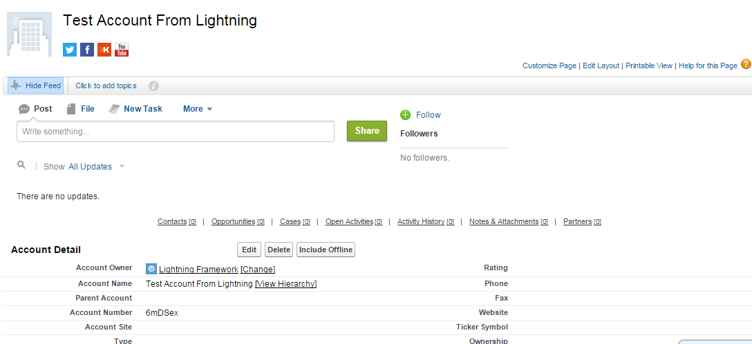Lightning Component Framework