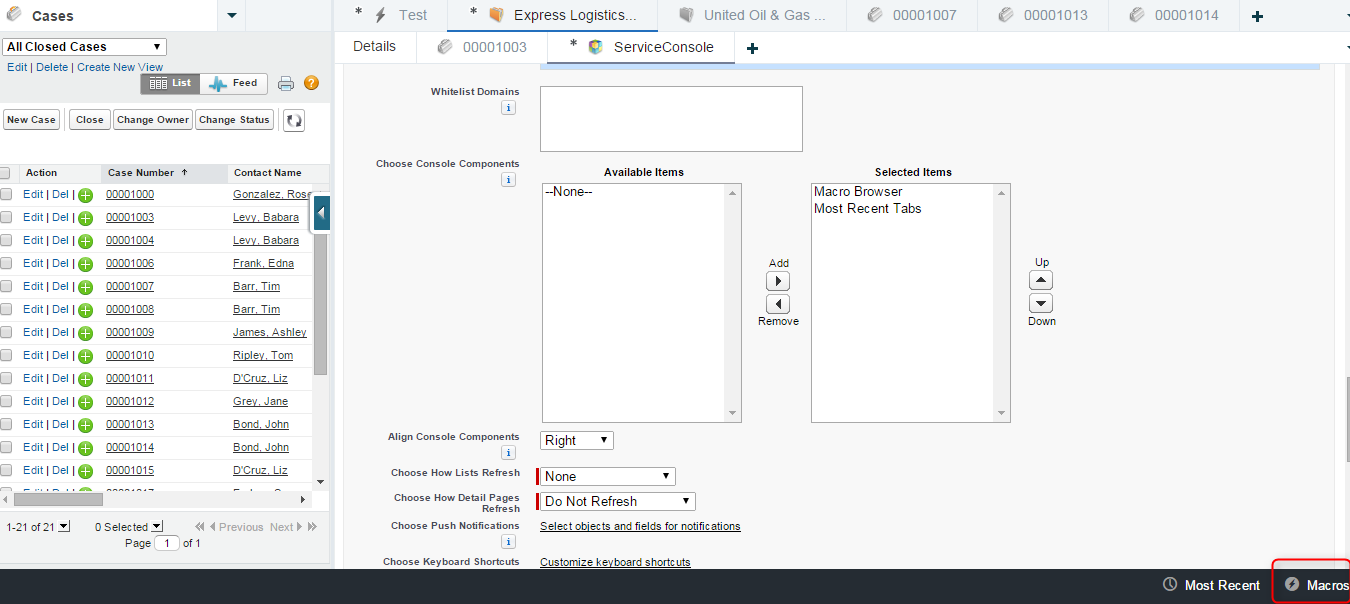 Salesforce Macros Classic | MST Solutions