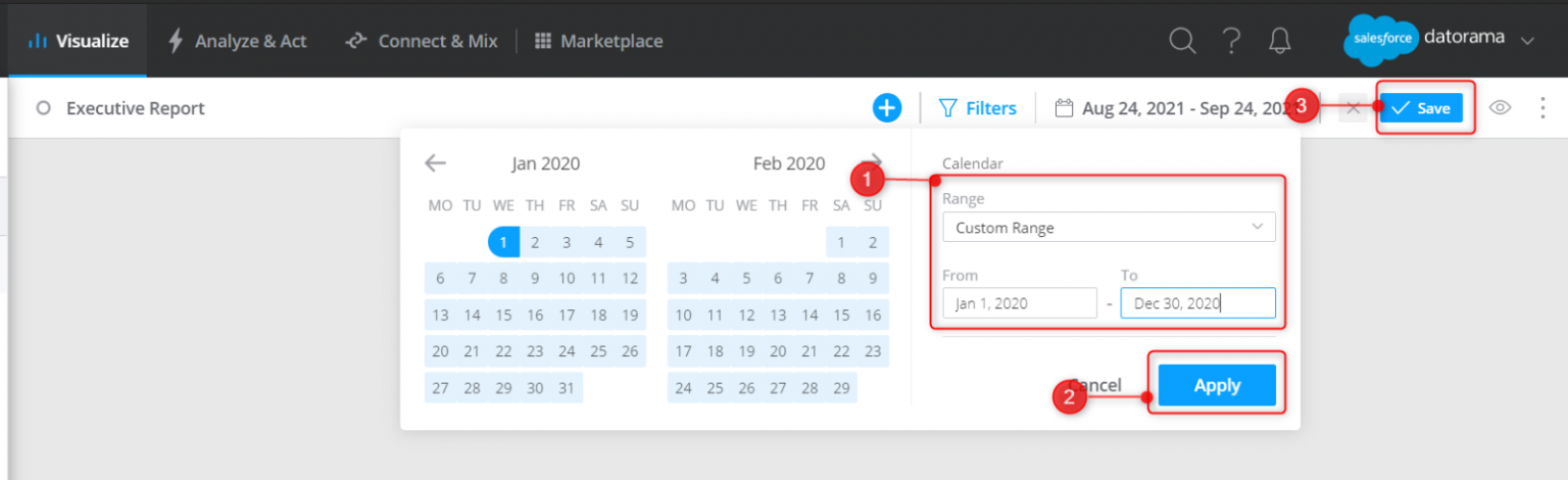 Creating and Customizing Dashboard Pages in Datorama