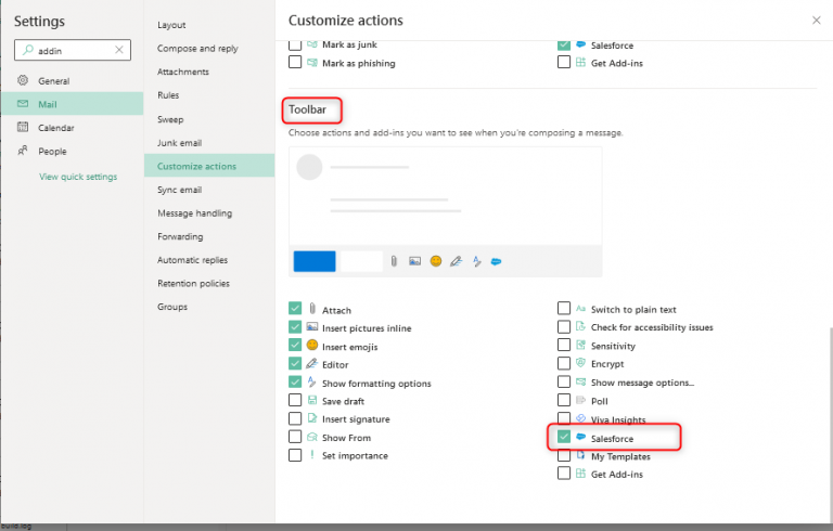 Salesforce Inbox Add-In for Outlook