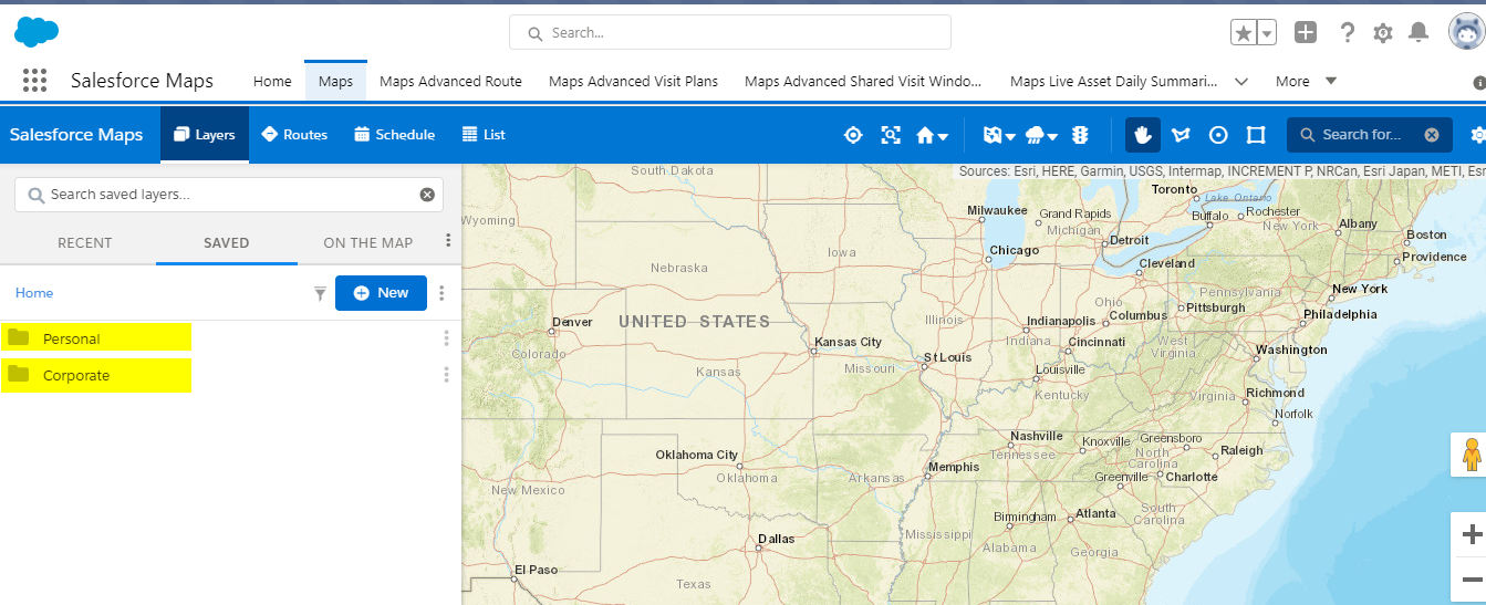 Salesforce Maps