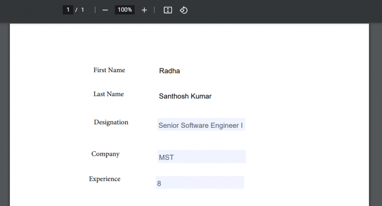 PDF Generation with OmniScript