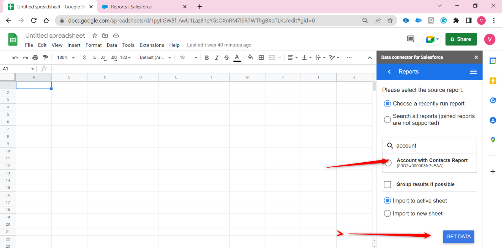 Salesforce Connector - Connect Salesforce to Google Sheets | MST Solutions